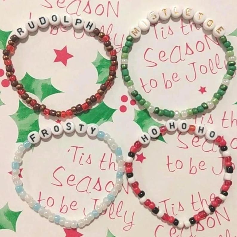 12 Days of Christmas Friendship Bracelets - Etsy