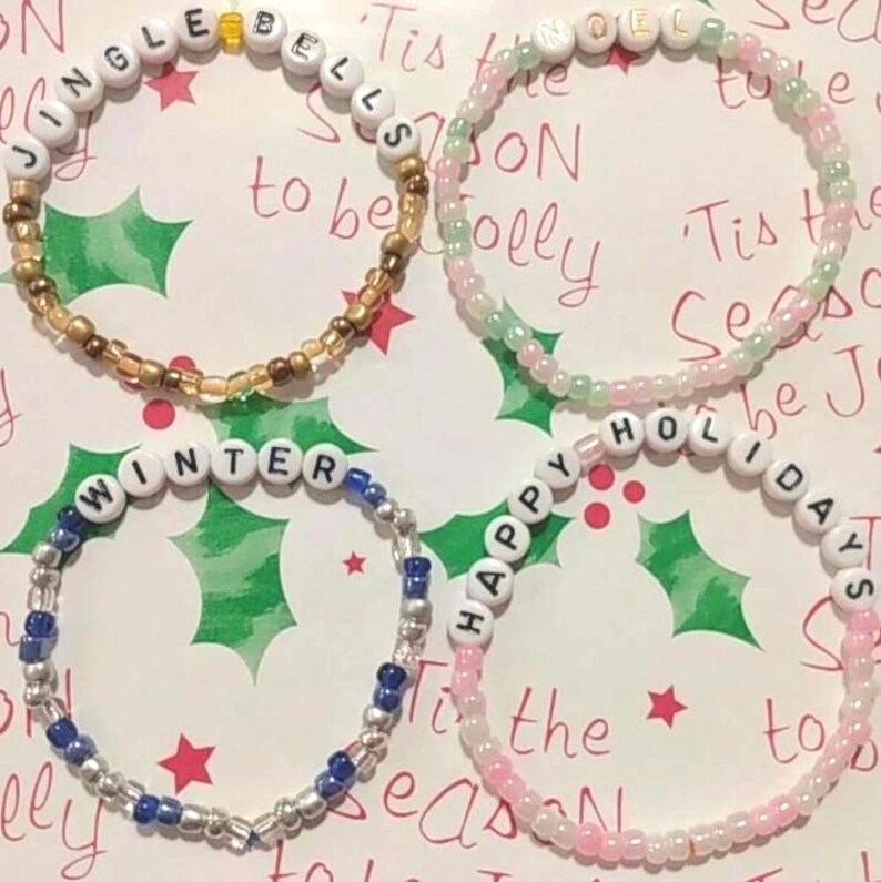 12 Days of Christmas Friendship Bracelets - Etsy