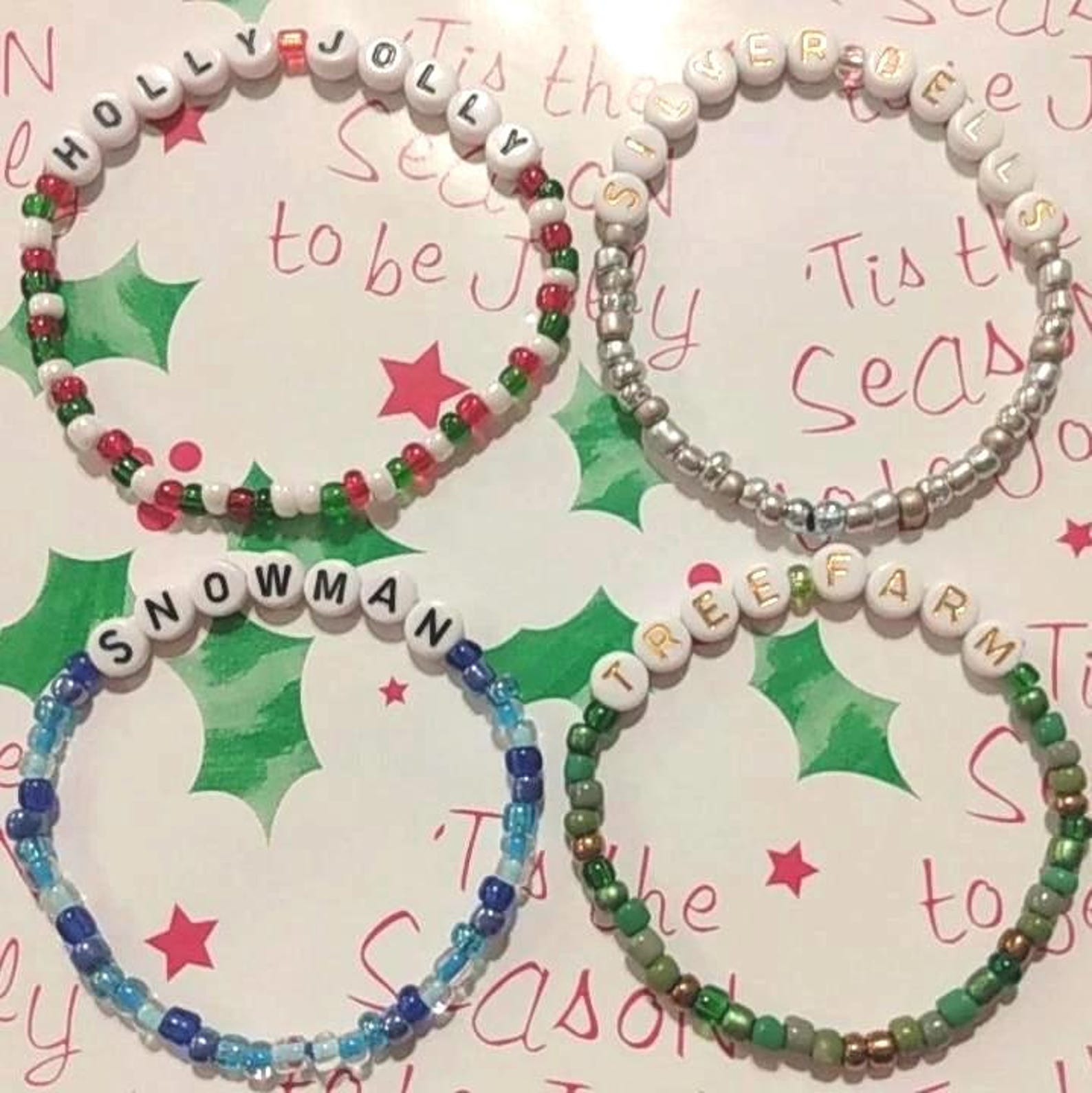 12 Days of Christmas Friendship Bracelets - Etsy