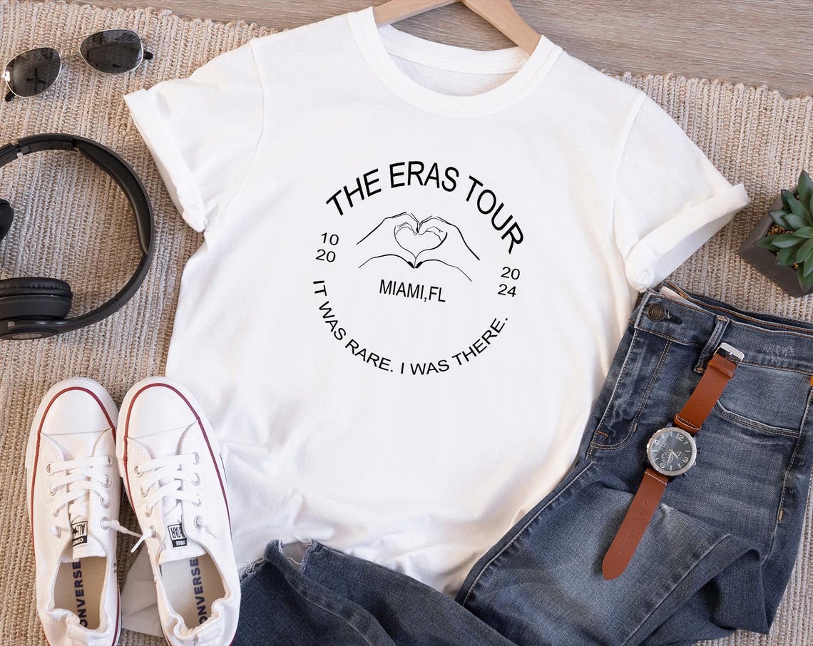 Eras Tour Custom Date Shirt, Eras Tour Custom City, Concert Heart Hands ...