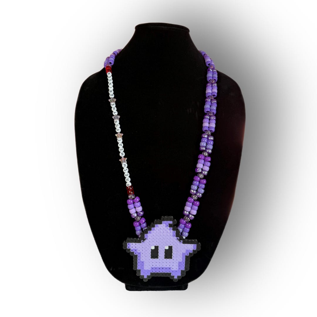 Super Mario Rave Necklace - Etsy