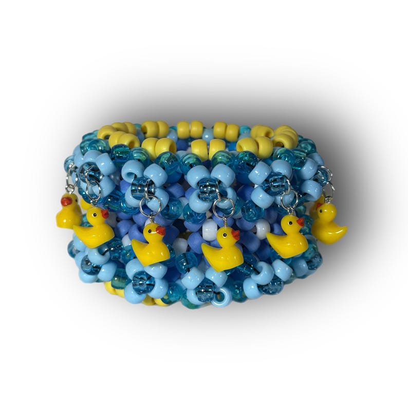 Rubber Duck Kandi Arm Cuff - Etsy