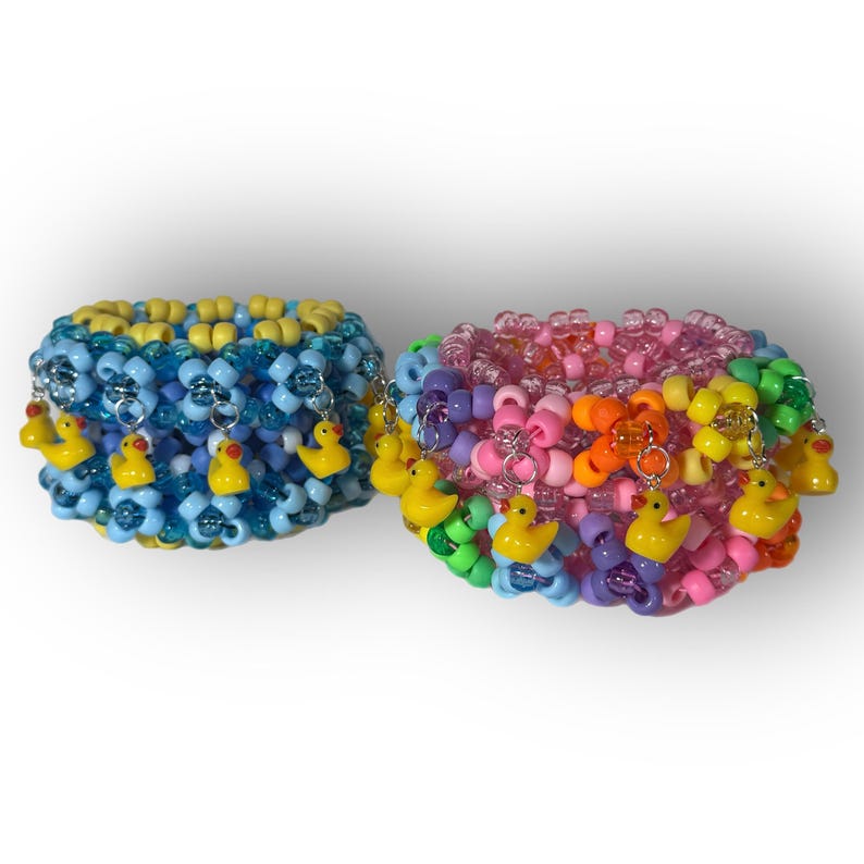 Rubber Duck Kandi Arm Cuff - Etsy