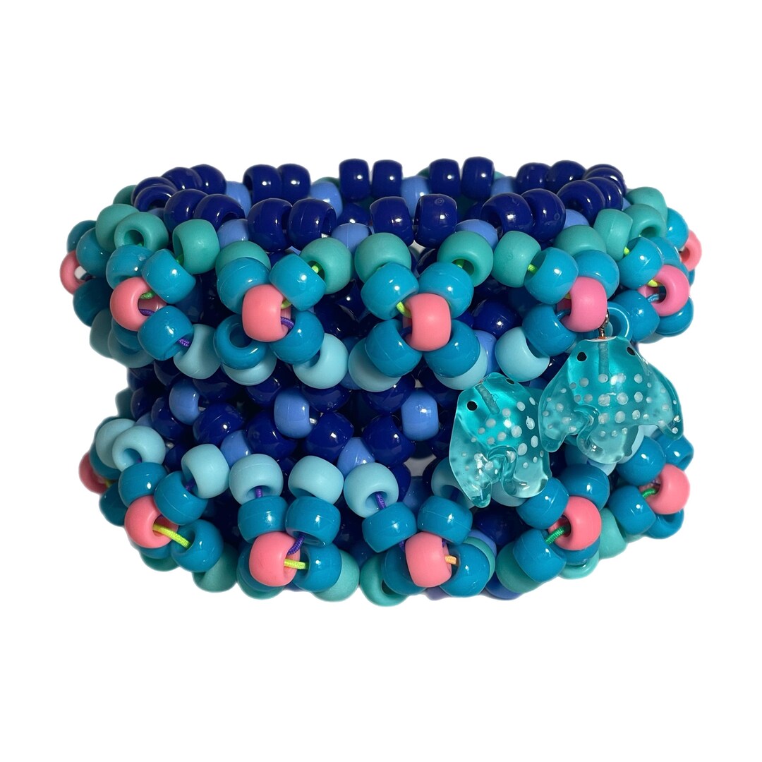 Sea Animal Ocean Blue Kandi Arm Cuff - Etsy