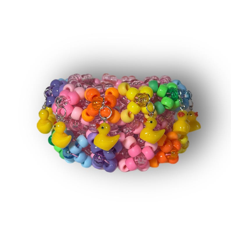 Rubber Duck Kandi Arm Cuff - Etsy