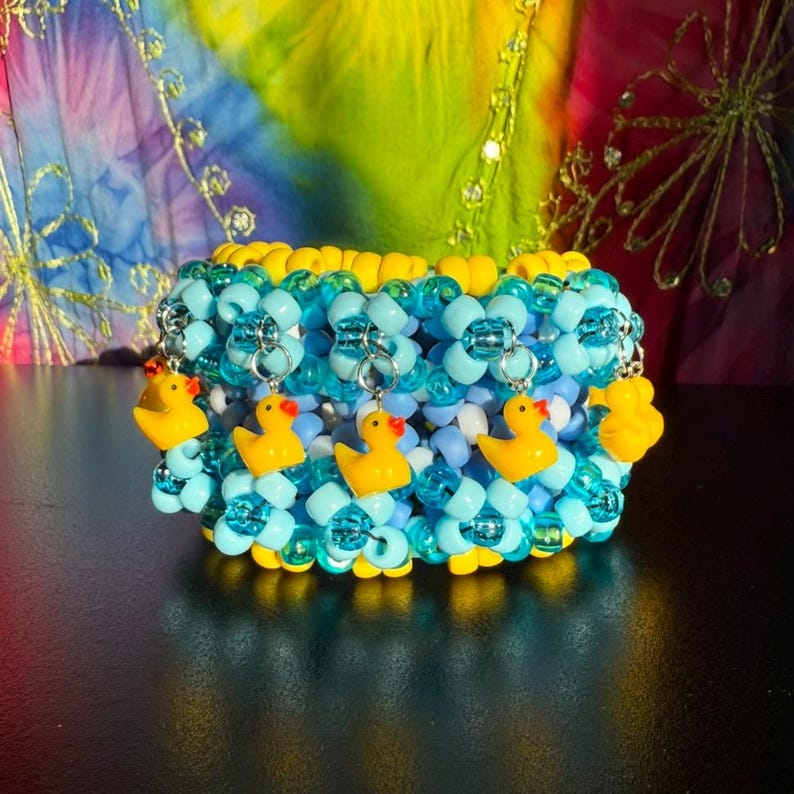 Rubber Duck Kandi Arm Cuff - Etsy