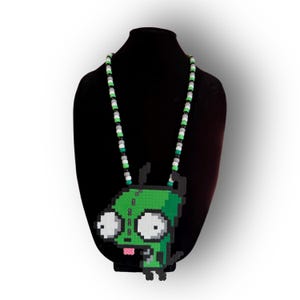 Invader Zim Gir Rave Necklace - Etsy