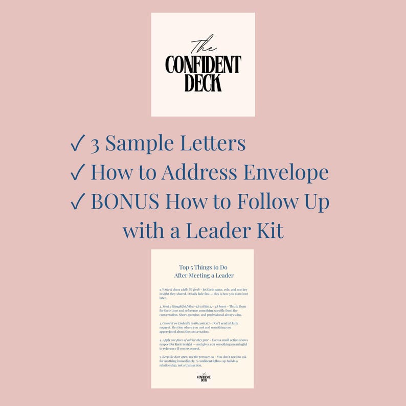 How to Write a Handwritten Letter to a Leader Kit - Etsy