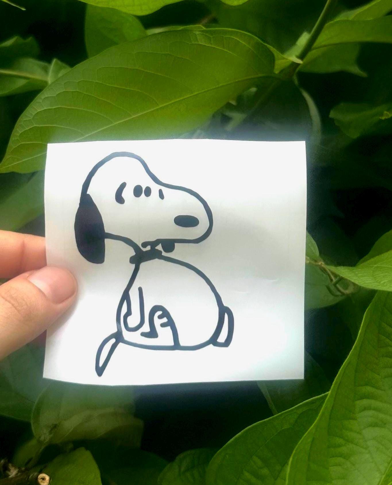 Fat Snoopy Decal, Snoopy Decal for Cars and Laptops - Etsy