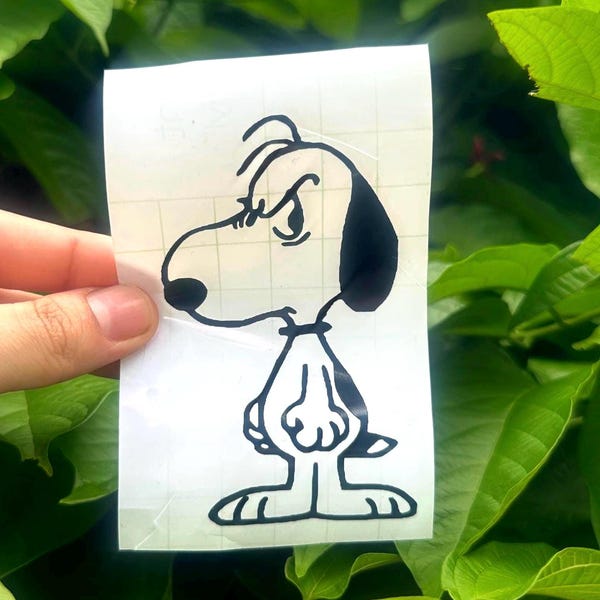 Snoopy Decal for Car - Etsy