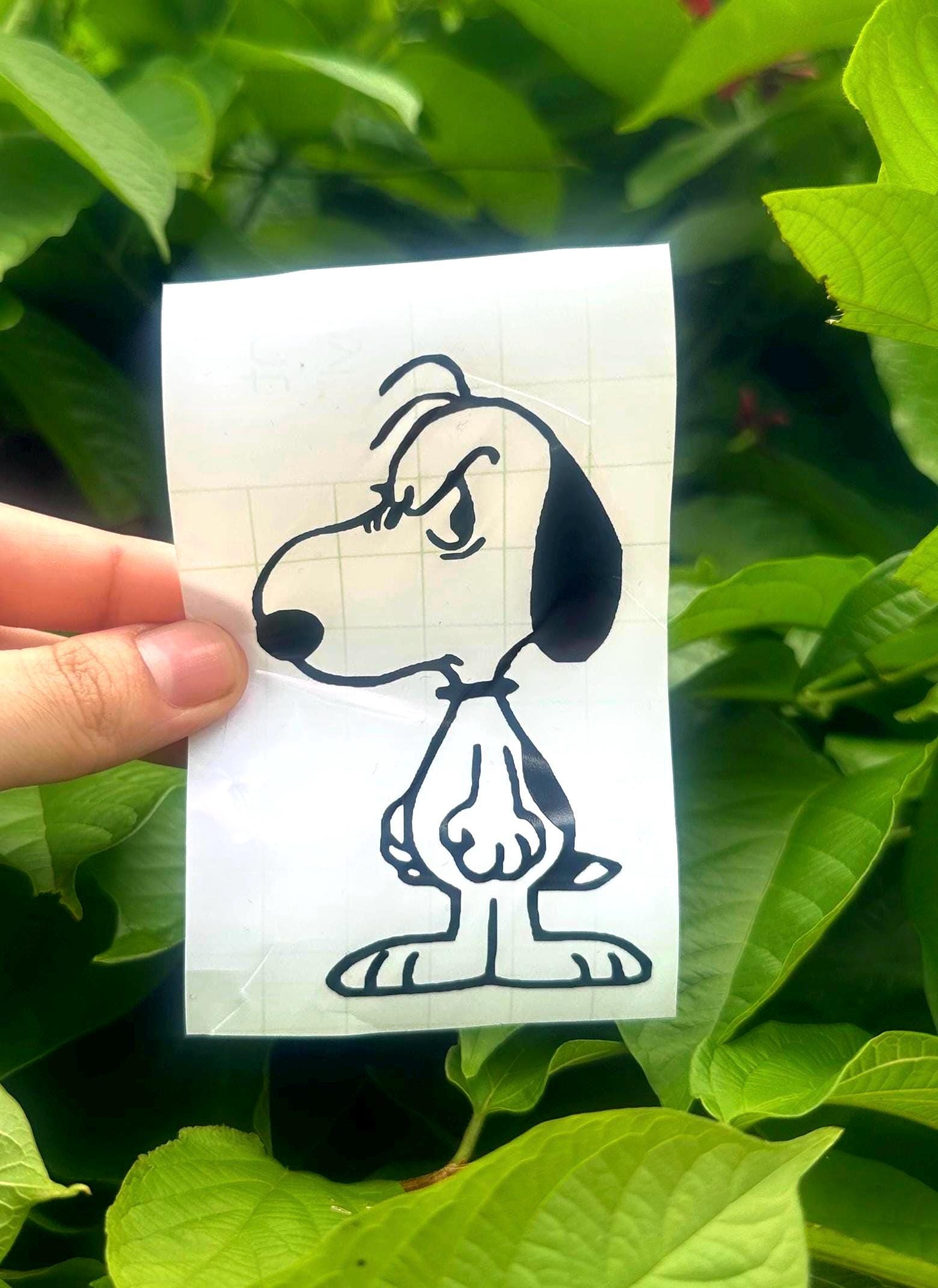 Angry Snoopy Decal, Snoopy Decal for Cars and Laptops - Etsy