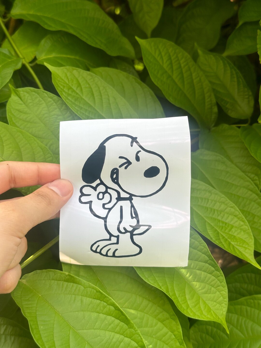 Winking Snoopy Decal, Snoopy Decal for Cars and Laptops - Etsy