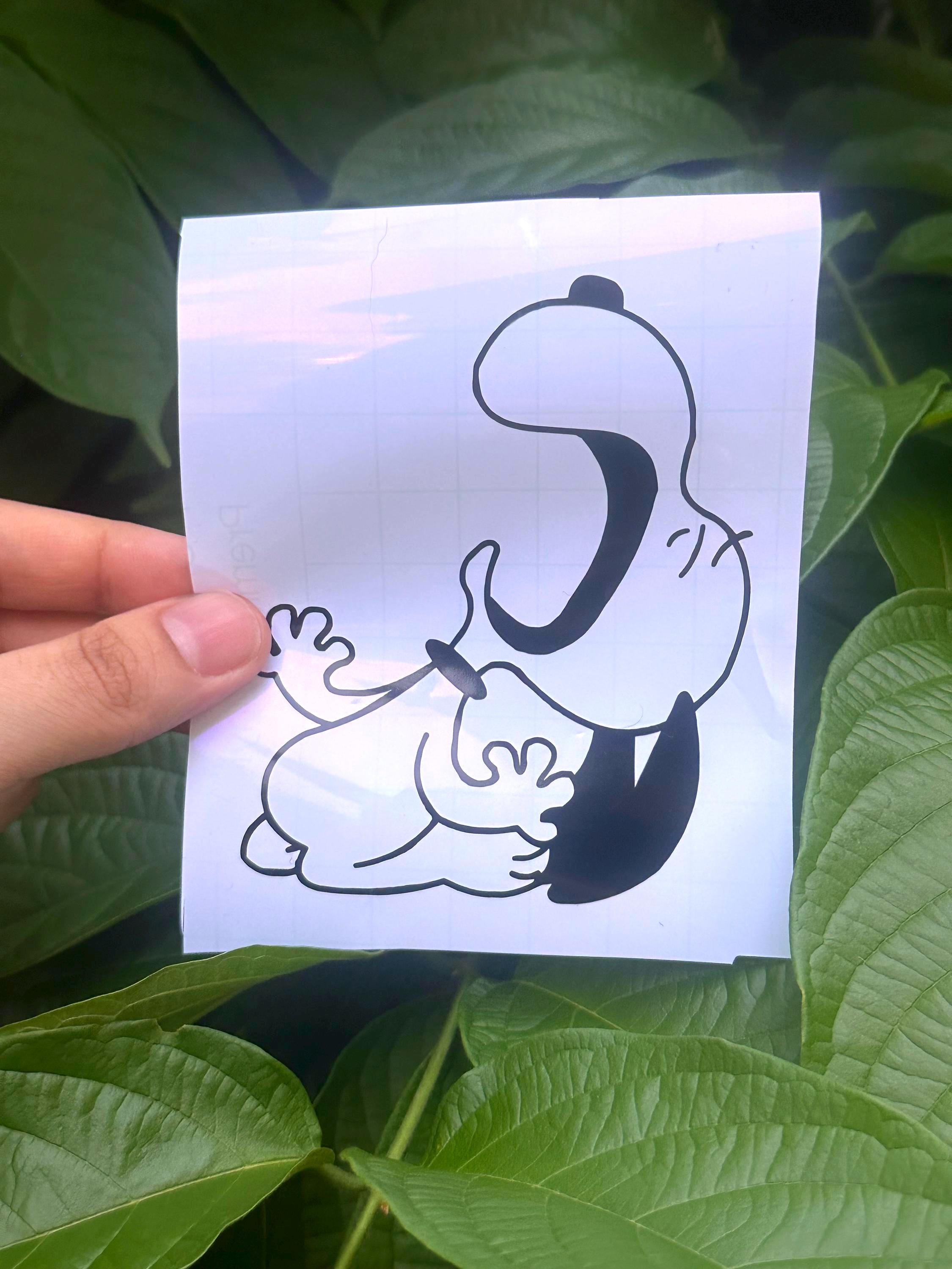 Dramatic Snoopy Decal, Snoopy Decal for Cars and Laptops - Etsy