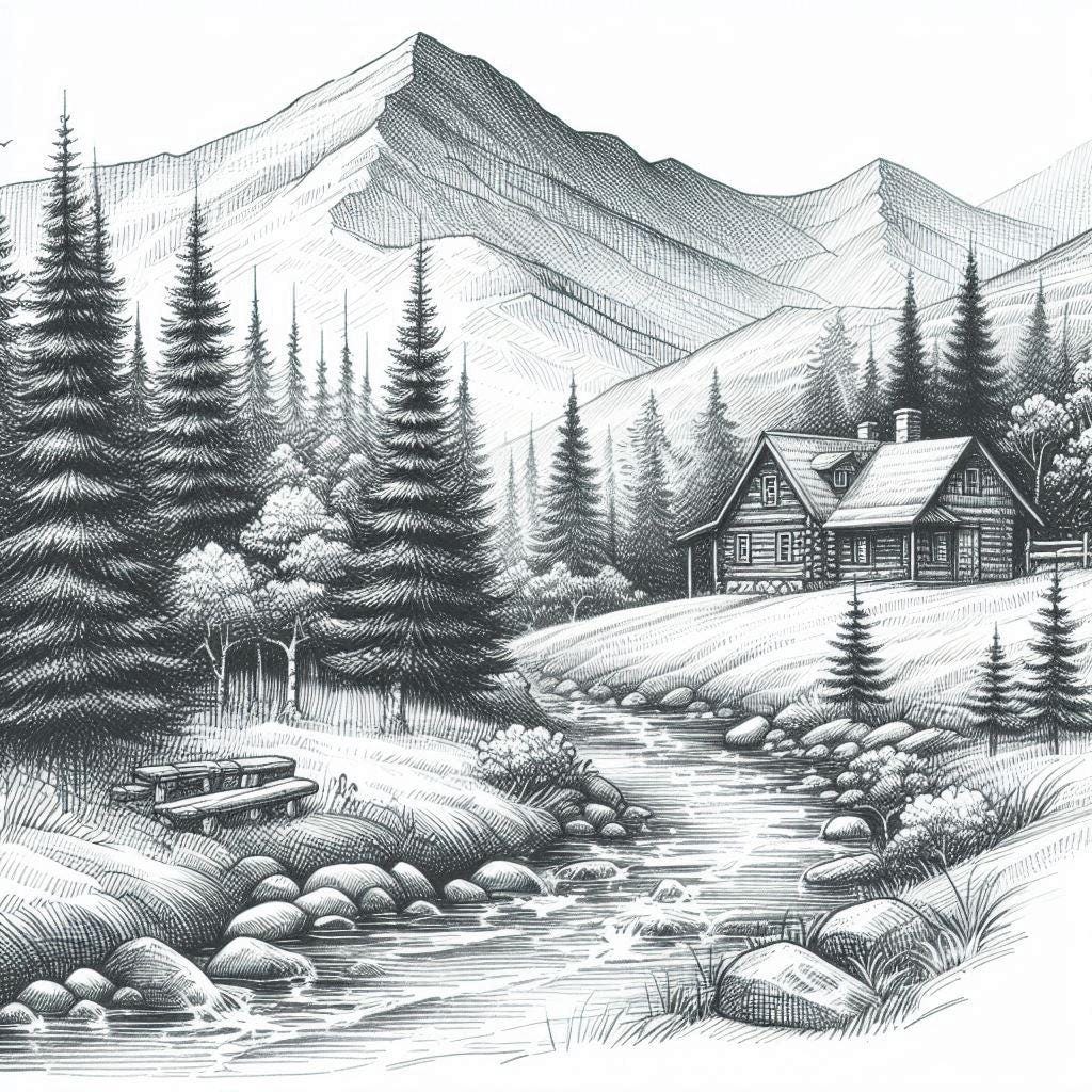 Custom Cabin Sketches - Etsy