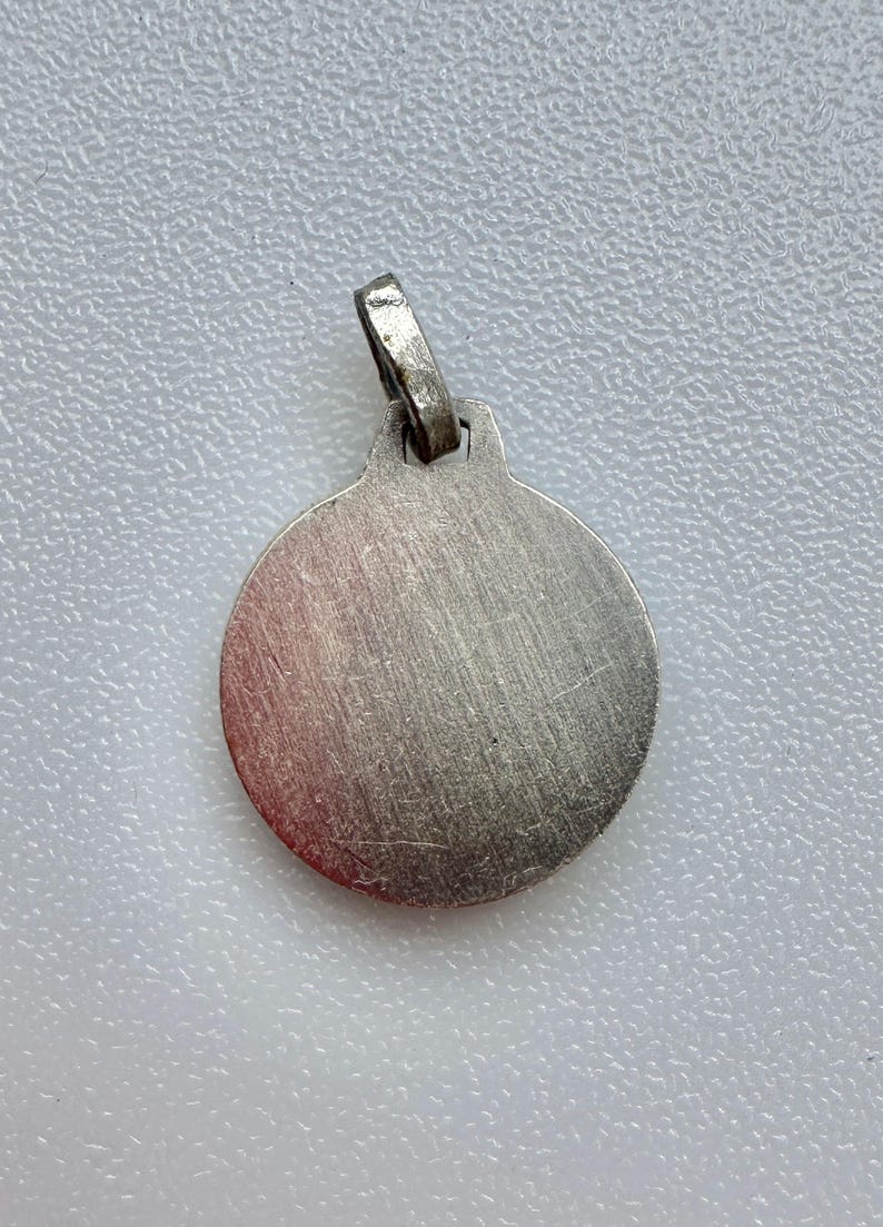 Saint Roch Silver Art Deco Medal Pendant Fernand PY, Religious Jewelry ...