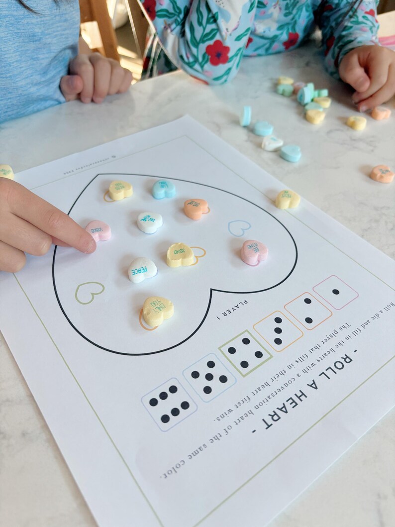 Conversation Heart Games: 14 Printable, Playful Learning Games for Kids ...