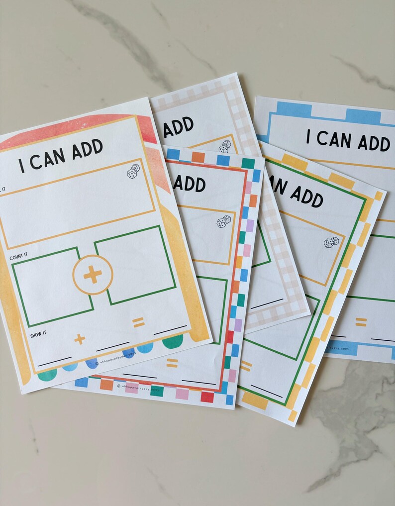 Roll, Count and Solve: Math Dice Game (digital Download) - Etsy