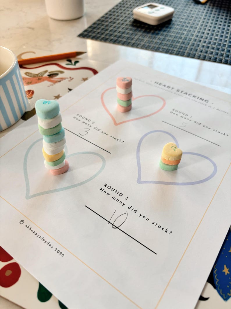 Conversation Heart Games: 14 Printable, Playful Learning Games for Kids ...