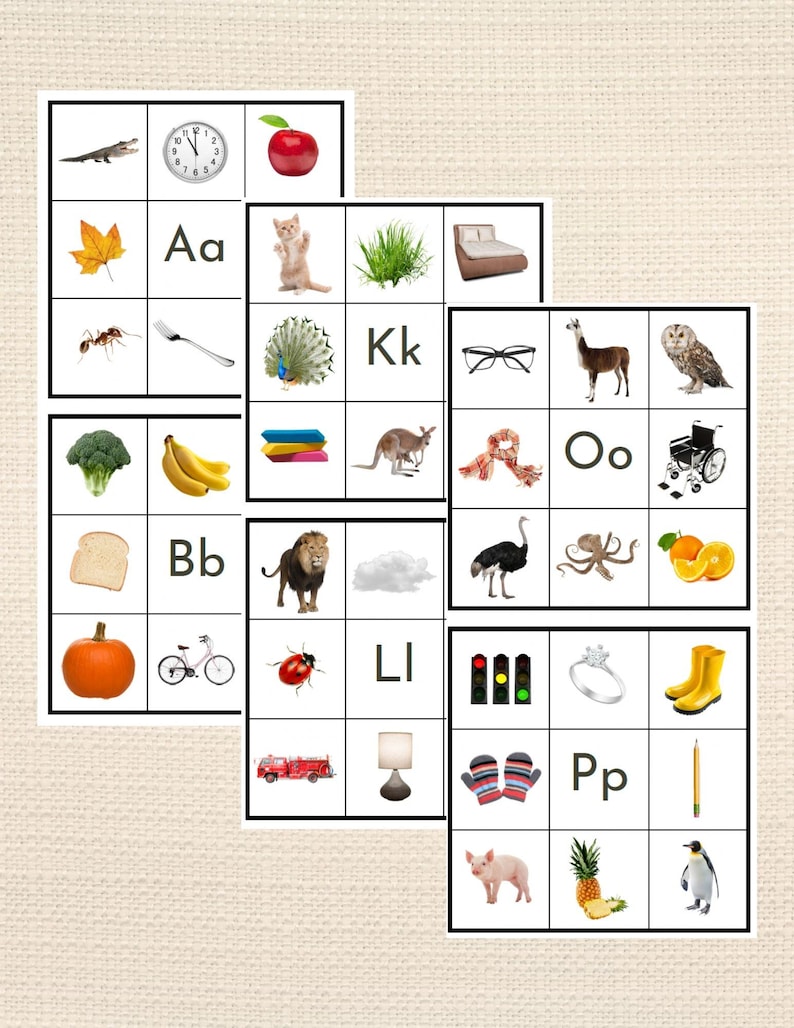 Clip the Sound Mat: Beginning Sounds (digital Download) - Etsy