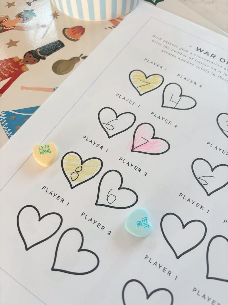 Conversation Heart Games: 14 Printable, Playful Learning Games for Kids ...