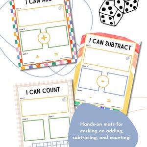 Roll, Count and Solve: Math Dice Game (digital Download) - Etsy