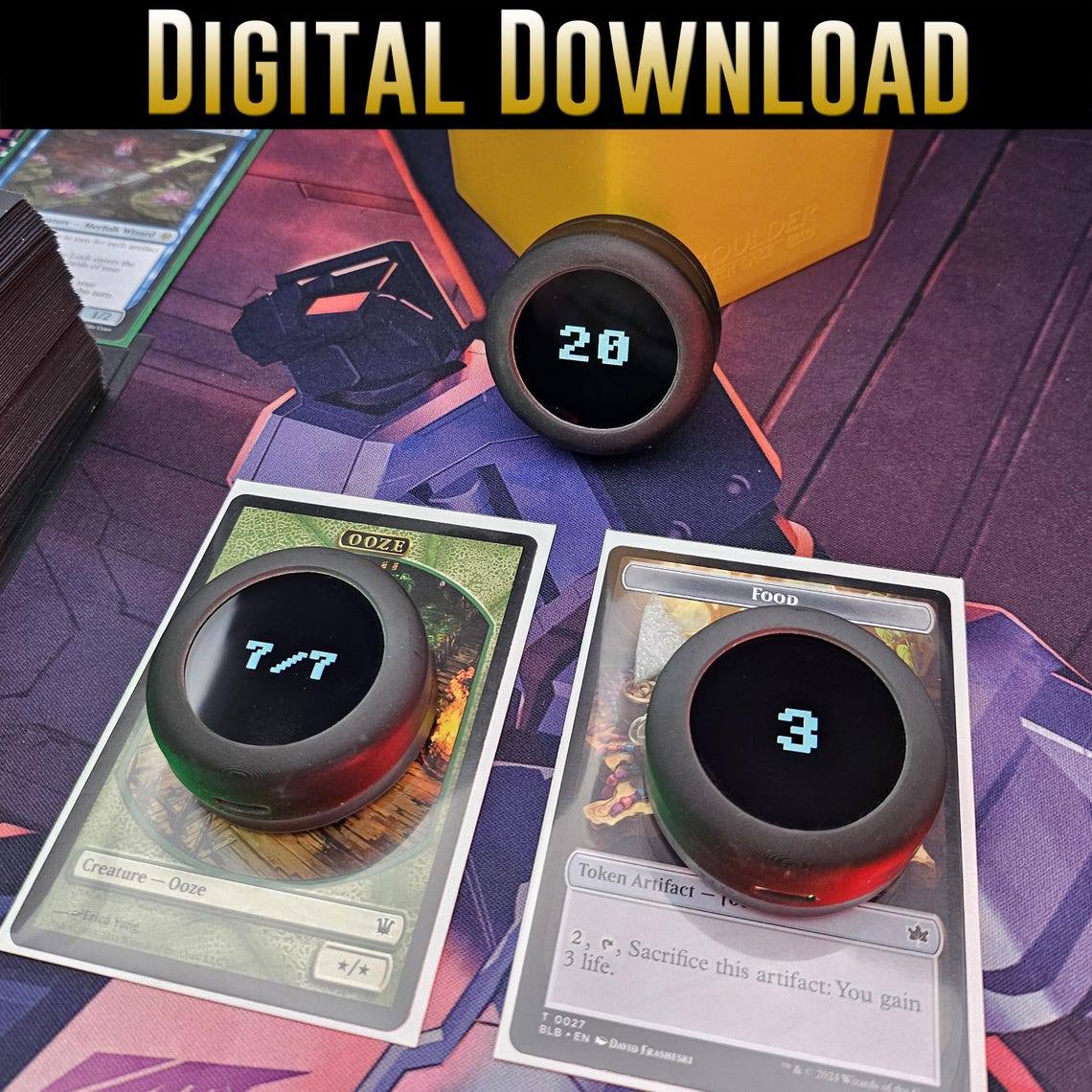 MTG Life Counter Tutorial: Digital Download Code & 3D Files - Etsy