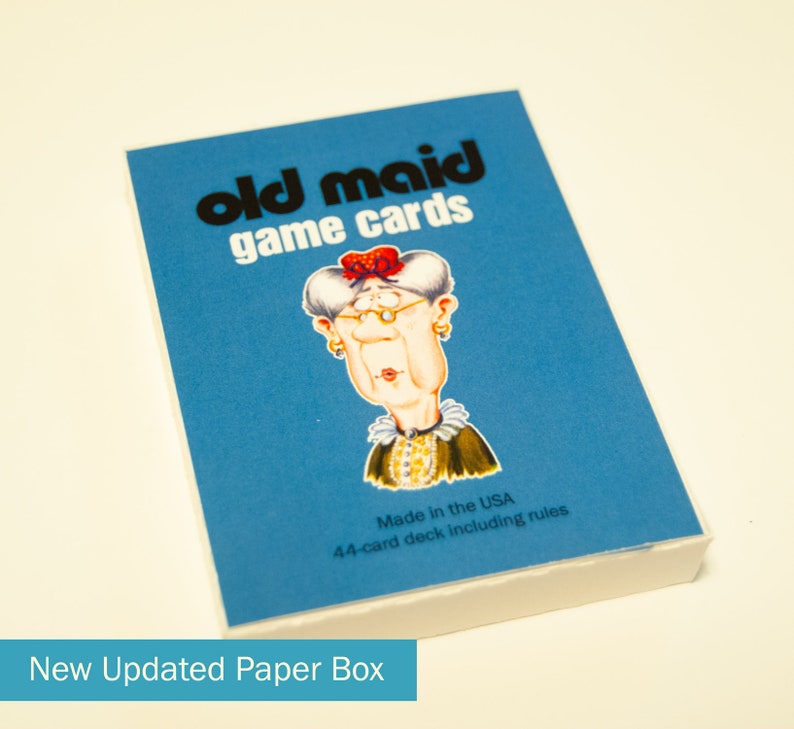 Old Maid Playing Game Cards Reproduction Vintage 1972 Style | Etsy