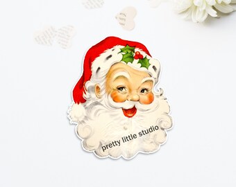 Vintage Santa Cutout - Etsy