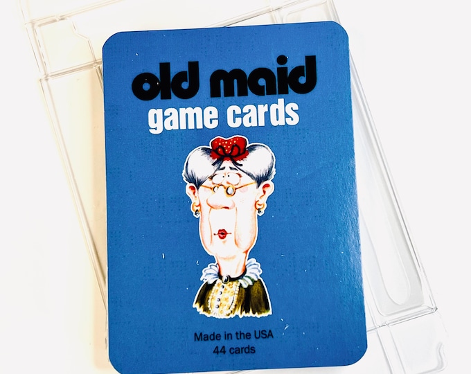 Old Maid Playing Game Cards | Vintage Reproduction - Etsy