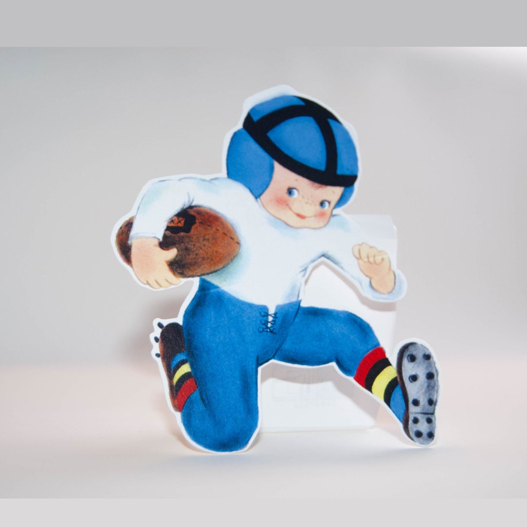 Freddie Football Vintage Cutout 1 Size Available: 4 Inch - Etsy
