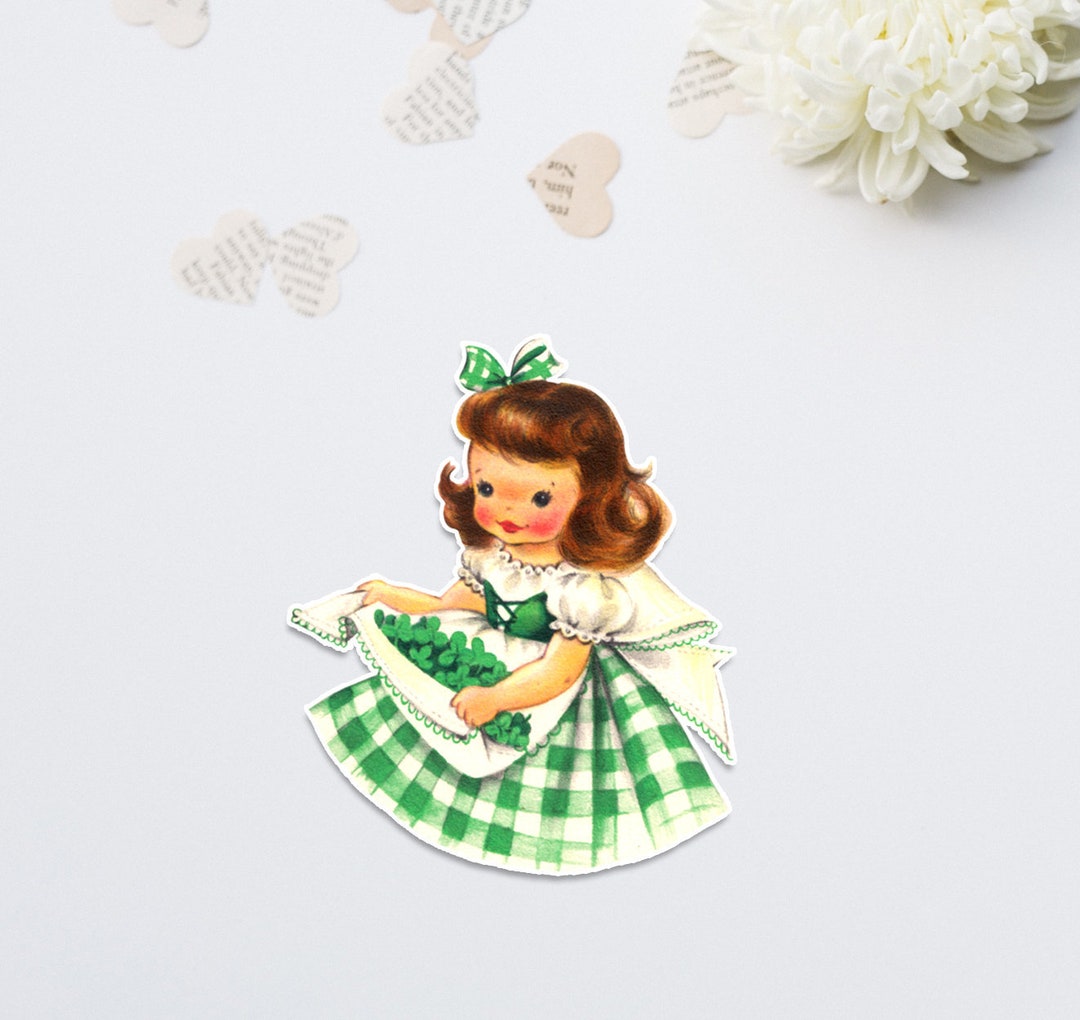 Patricia Girl Diecut Cutout 1 Size Available: 4 Inch Vintage ...