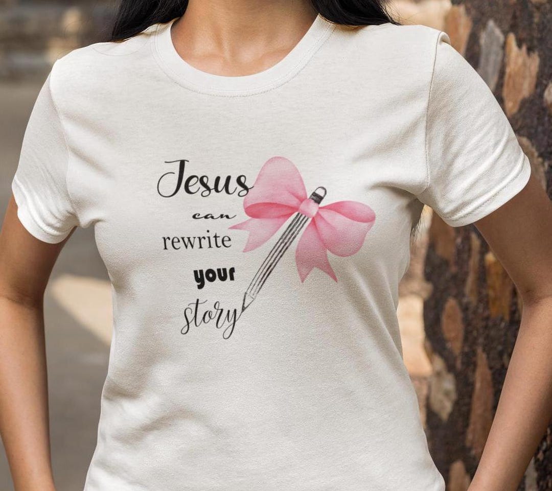 Coquette ,jesus Can Rewrite Your Story,coquette ,christian Gift ...