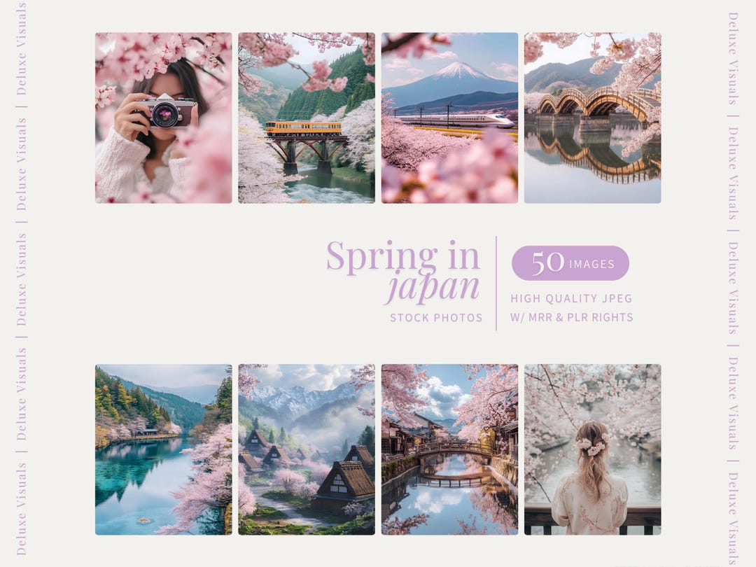 Japanese Spring Aesthetic Stock Photos Cherry Blossom Landscapes Travel ...