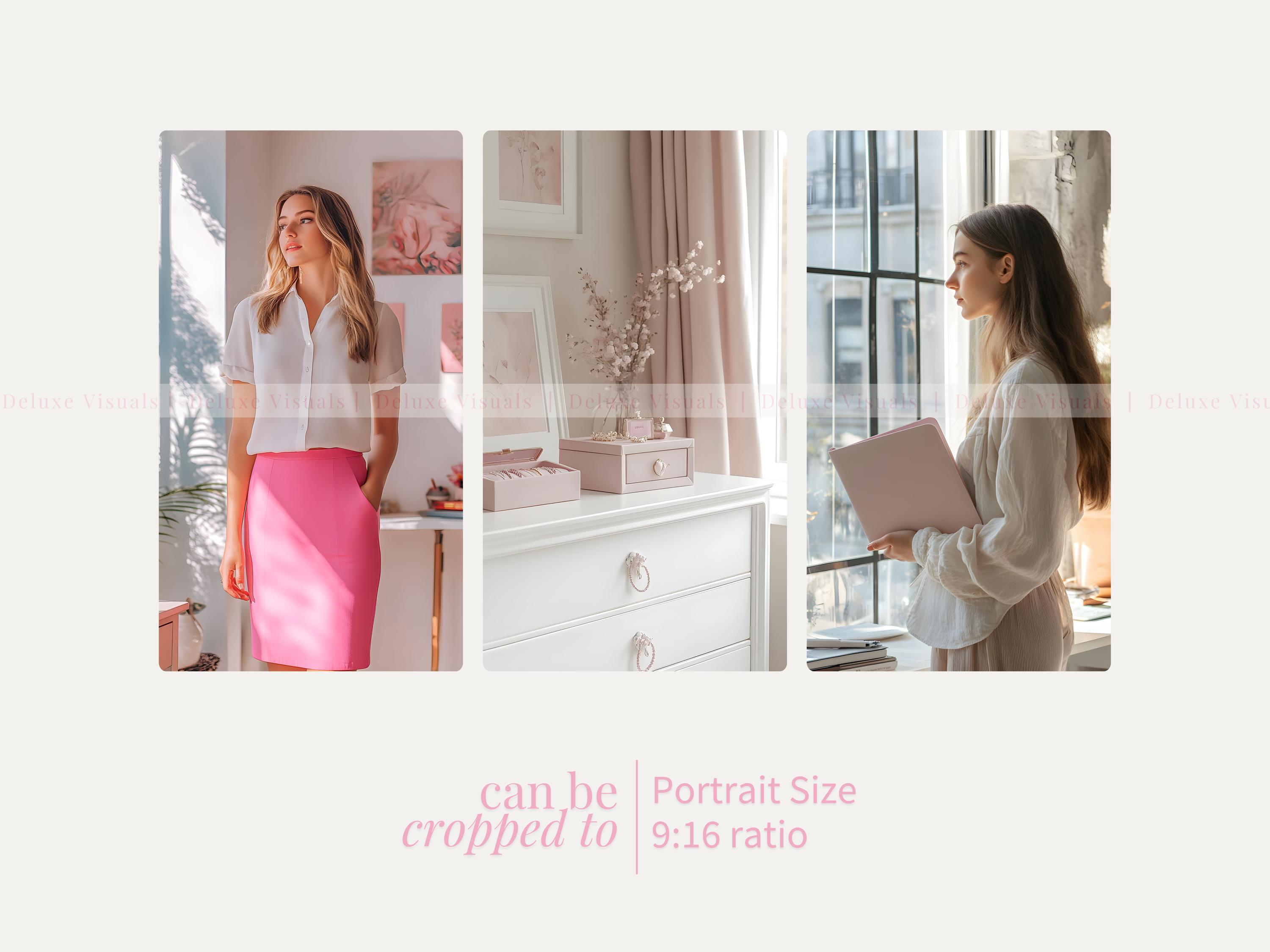 Aesthetic Pink Work From Home Stock Photos Done for You Digital ...