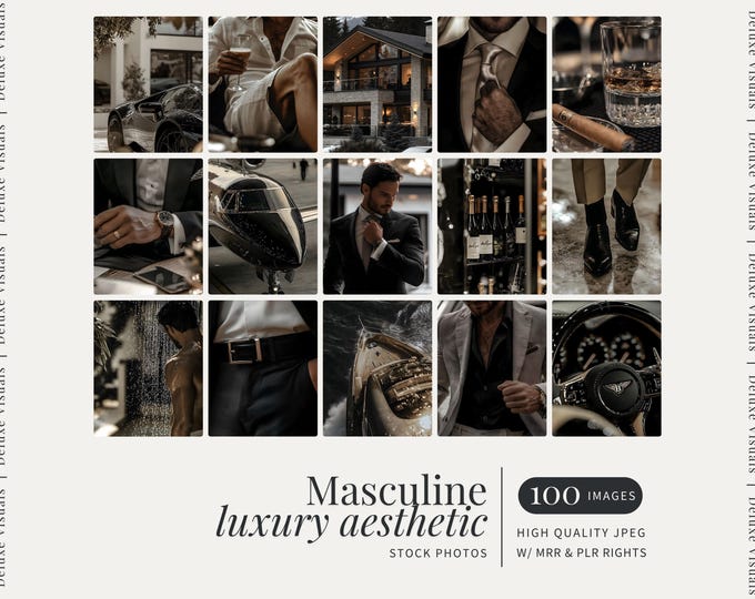 Faceless Masculine Luxury Stock Photo Instagram Reel Men Fashion ...