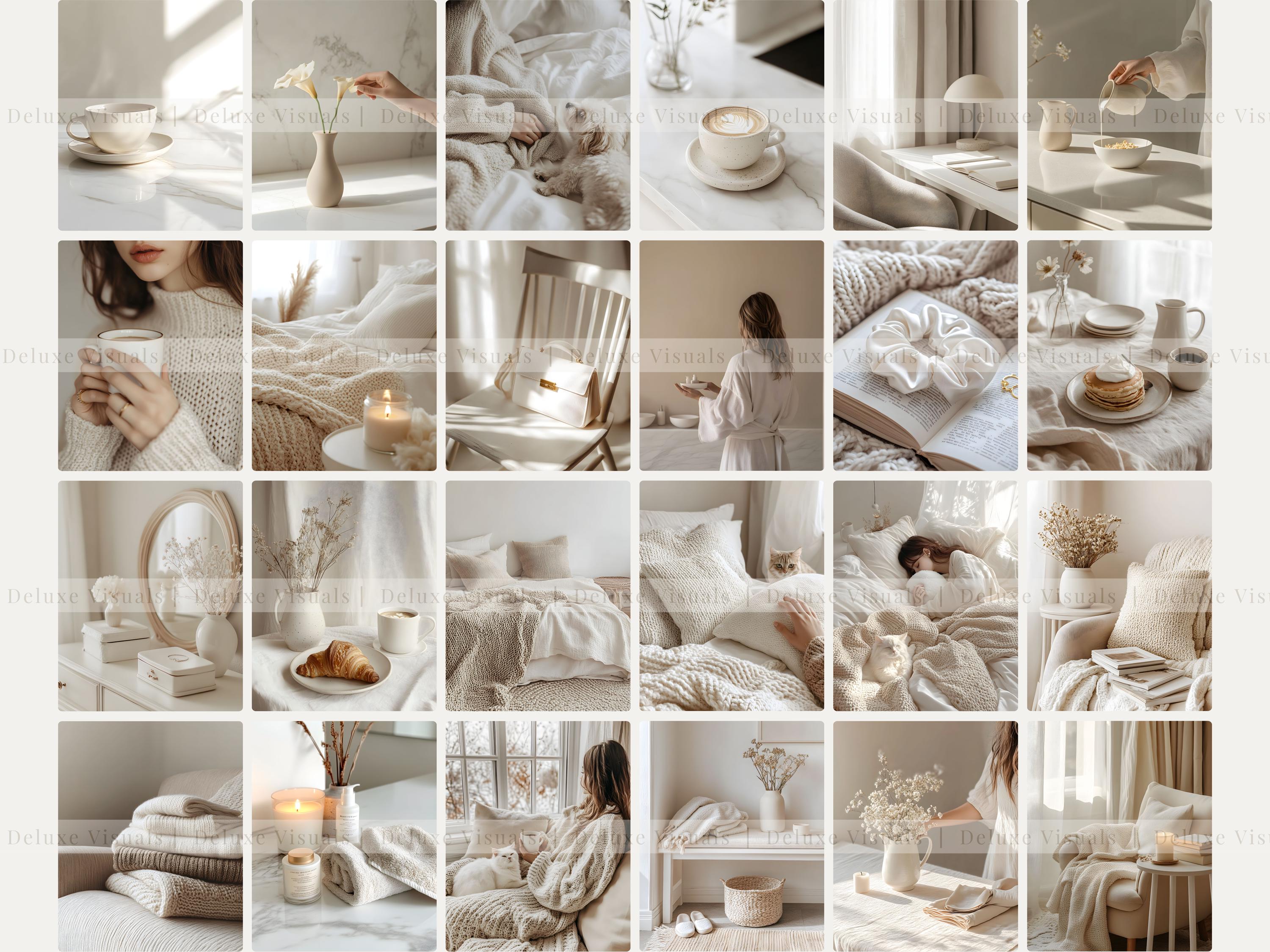 Faceless Cozy Neutral Stock Photos Instagram Reels Cover Digital ...