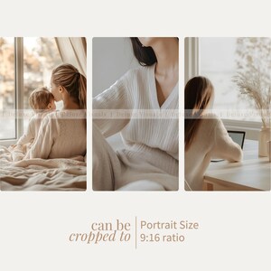 Work From Home Mom Beige Stock Photos Faceless Instagram Reels Beige ...