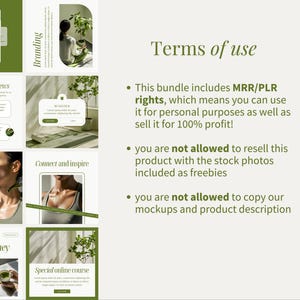 Green Wellness Instagram Posts & Stories Template Digital Marketing ...