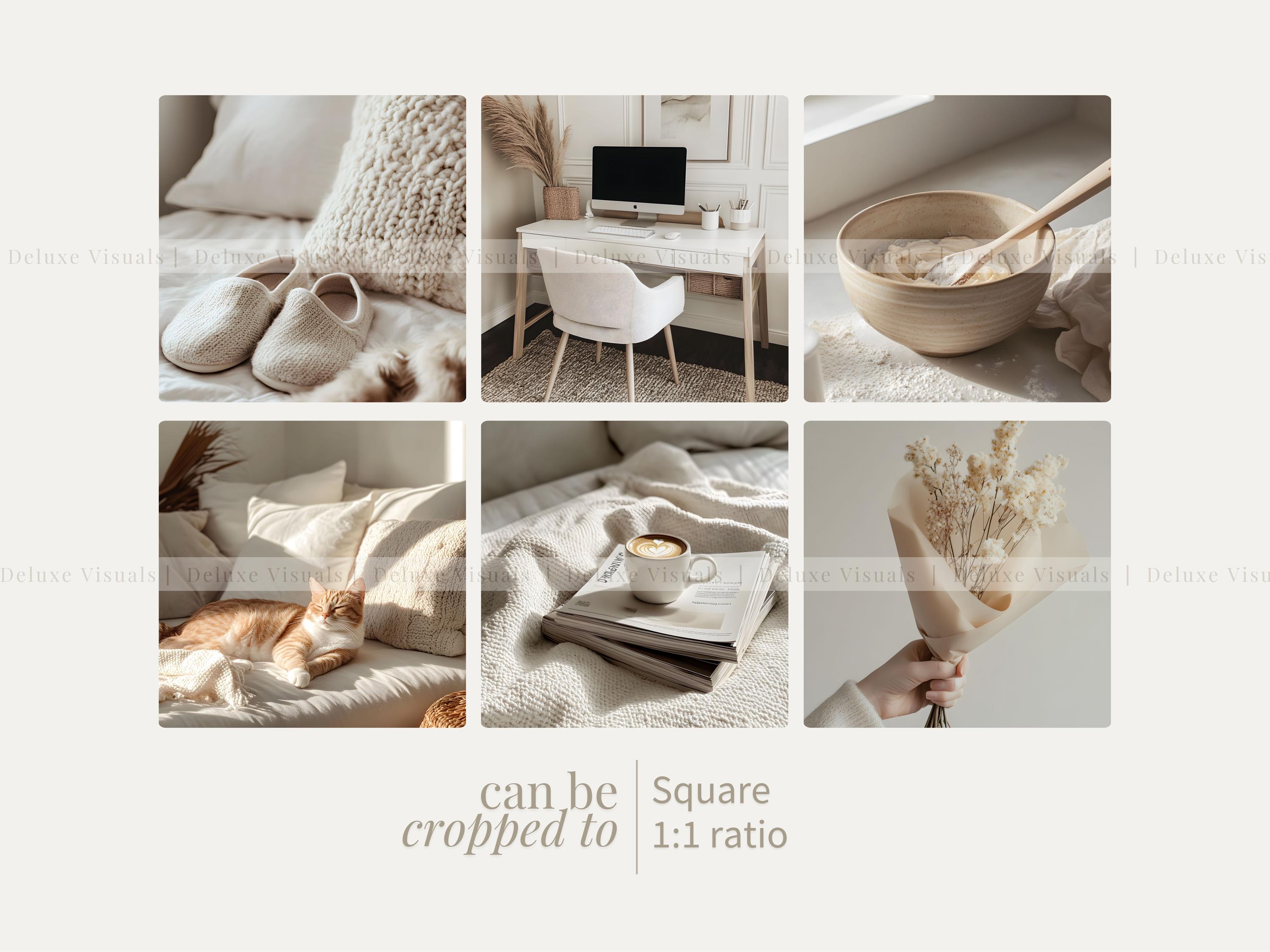 Faceless Cozy Neutral Stock Photos Instagram Reels Cover Digital ...