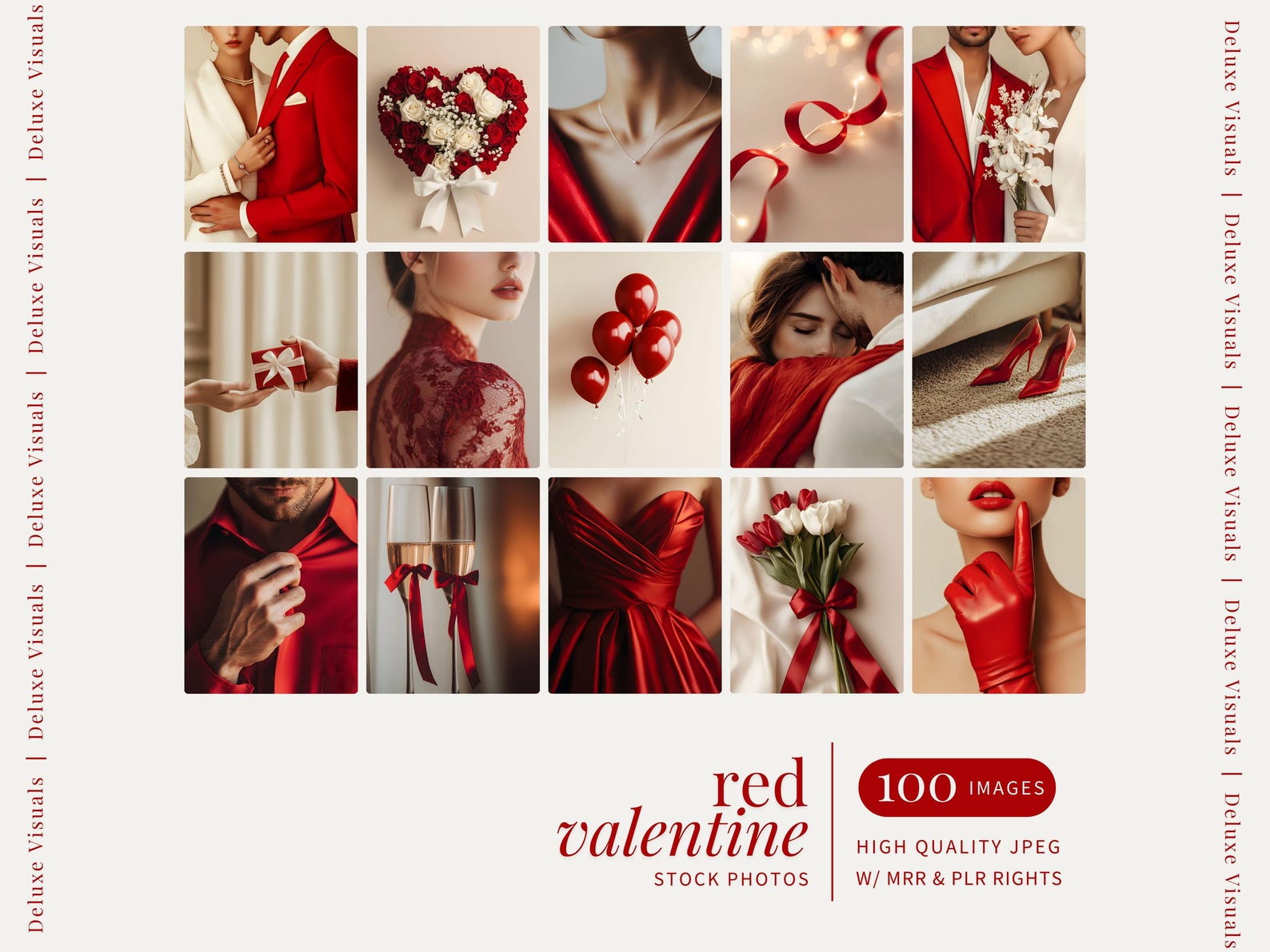 Red Valentine Stock Photos Faceless Couple Date Night Valentines ...