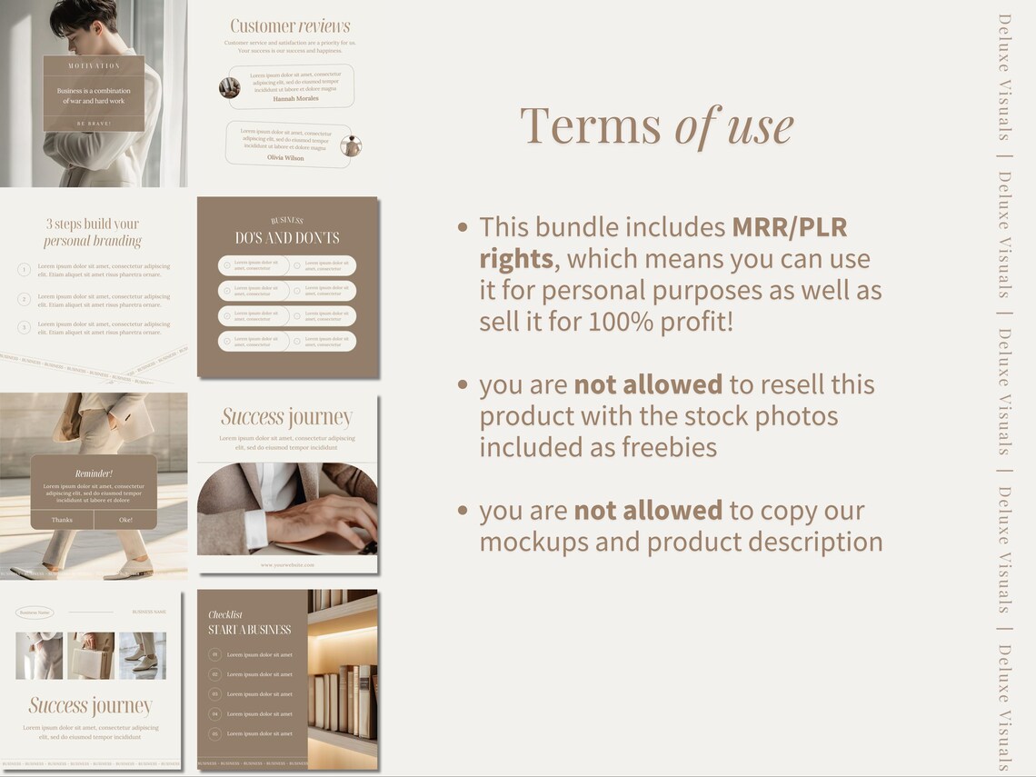 Masculine Beige Aesthetic Instagram Post & Story Template Faceless ...
