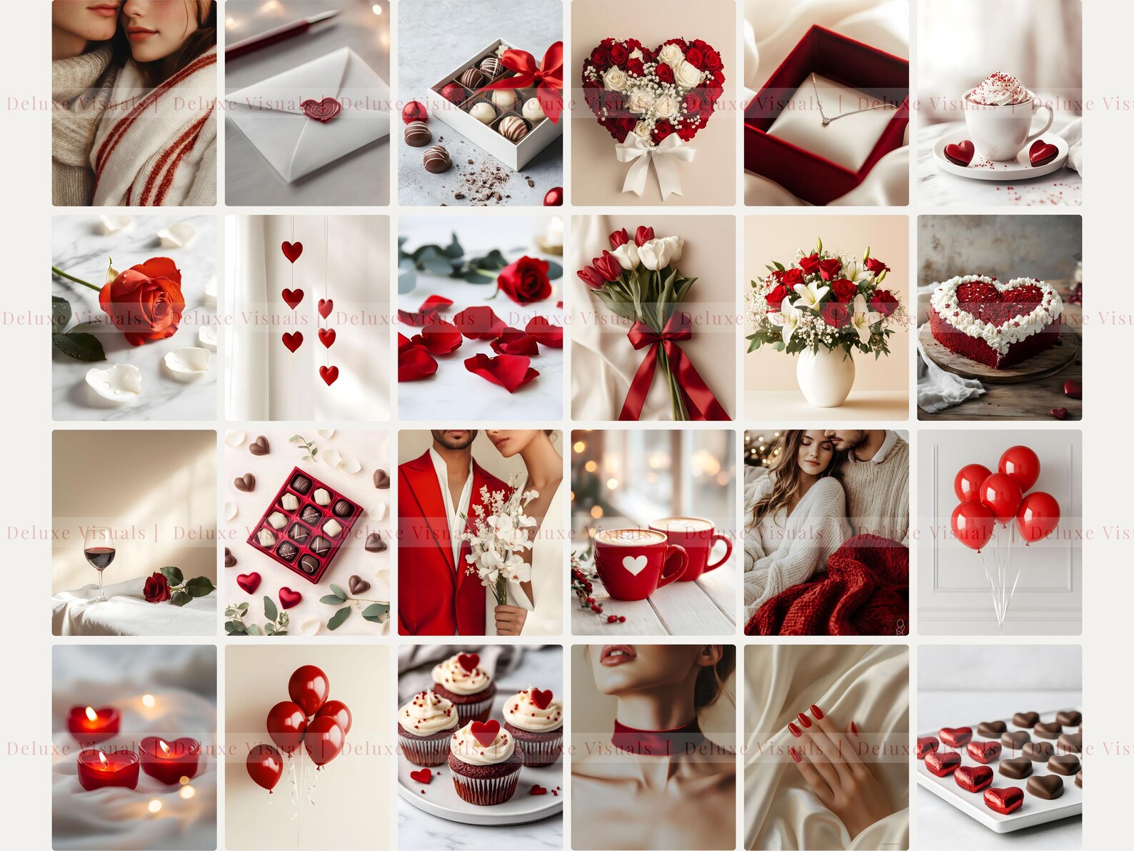 Red Valentine Stock Photos Faceless Couple Date Night Valentines ...
