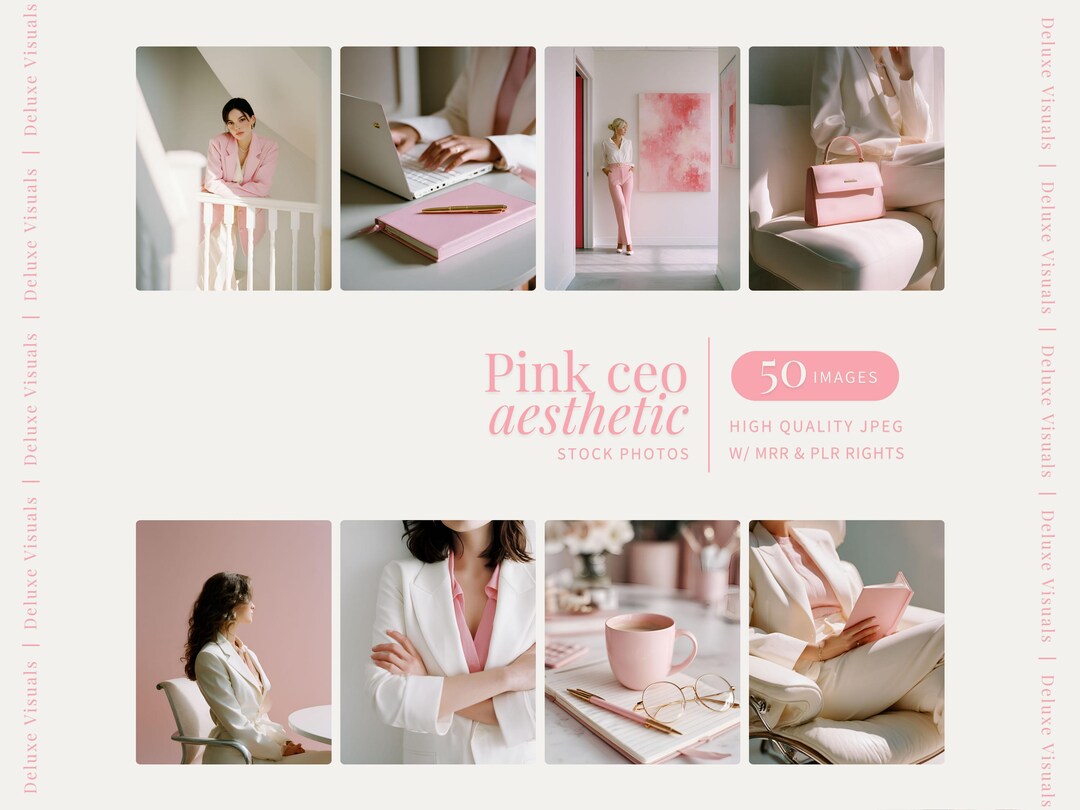 Pink Ceo Stock Photos Aesthetic Instagram Reels Digital Marketing Pink ...