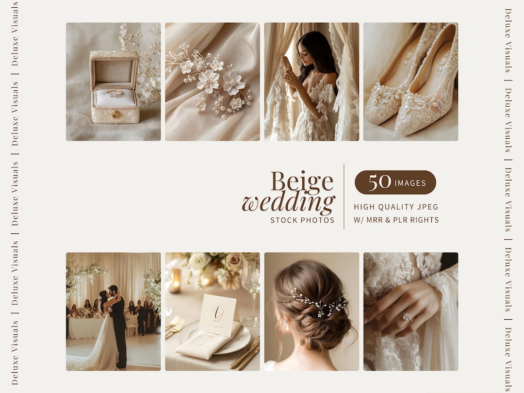 Faceless Beige Wedding Stock Photos Instagram Reels Marketing Stock ...
