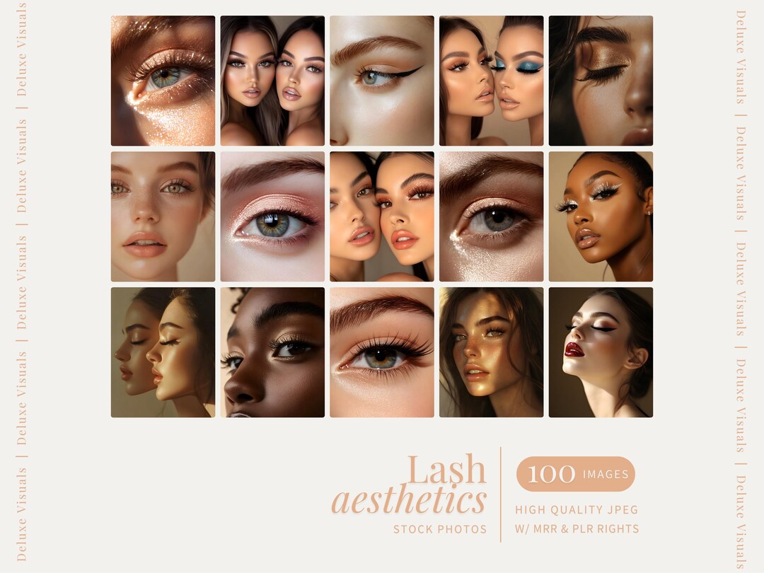 Eye Lashes Technician Stock Photo Faceless Lash Beauty Marketing Photos ...