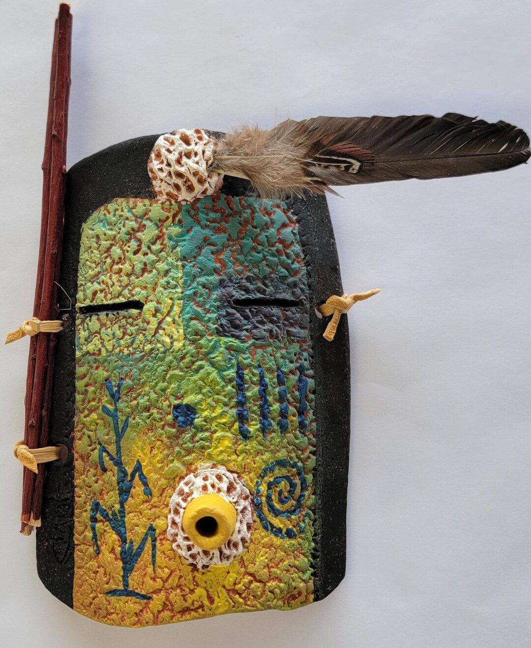 Navajo Pottery Yei Bi Chei Mask by David John 4L05G - Etsy