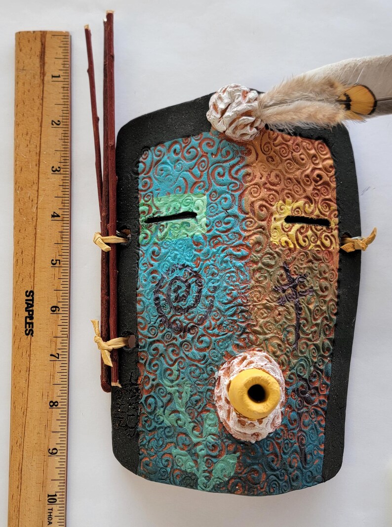 Navajo Pottery Yei Bi Chei Mask by David John 4L05O - Etsy