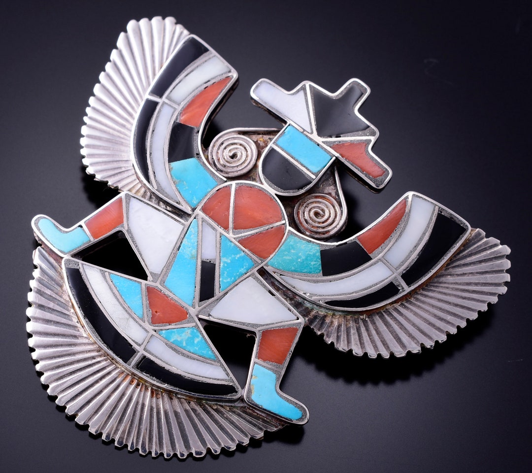 Vintage Knifewing Dancer Brooch & Pendant by Alonzo Hustito 3J30W - Etsy