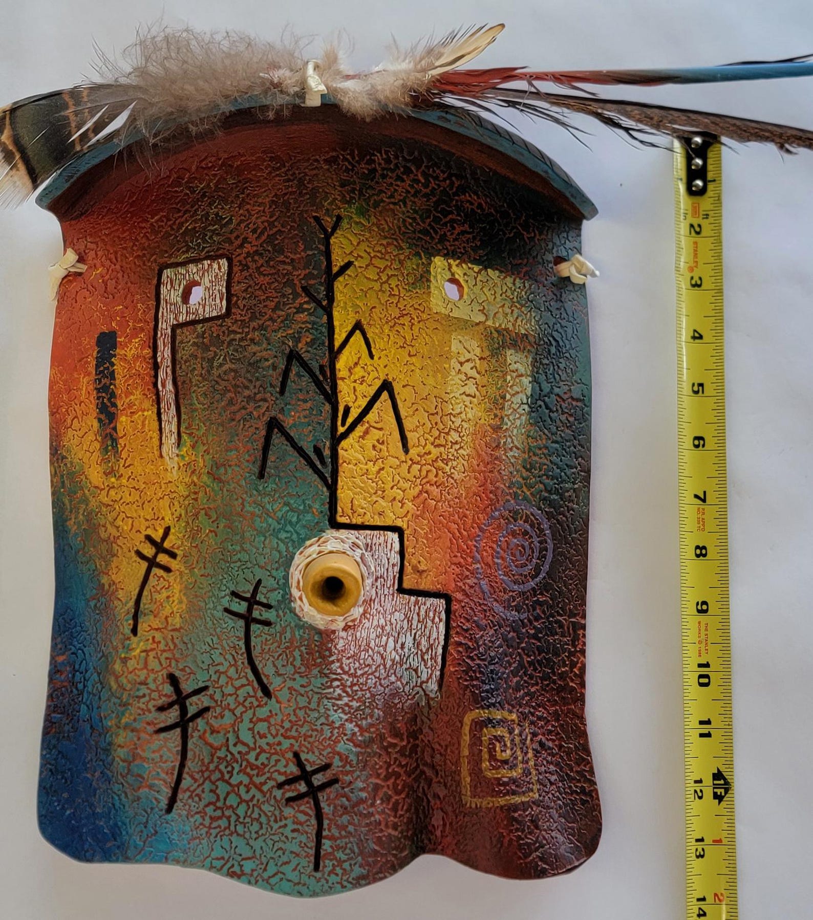 Navajo Pottery - Yei Bi Chei Mask - by David John - 4L05W - Etsy
