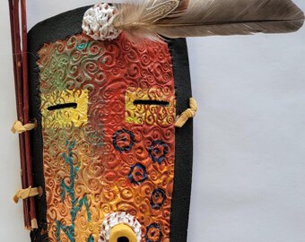 Navajo Pottery - Yei Bi Chei Mask - by David John - 4L05H - Etsy